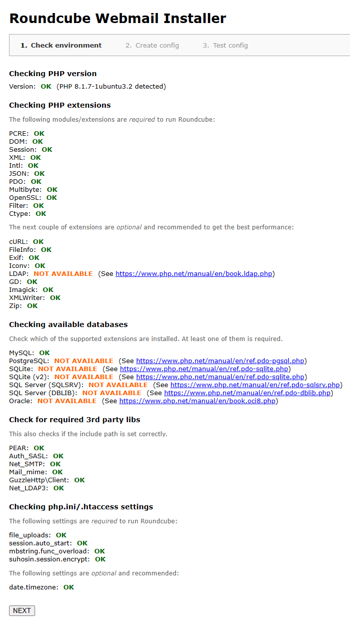 Configuring A Webmail Server With Roundcube Ru Networking And Software