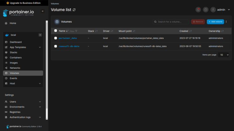 PostgreSQL in Docker CLI and Portainer – Ru Networking & Software