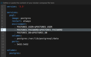 PostgreSQL in Docker CLI and Portainer – Ru Networking & Software